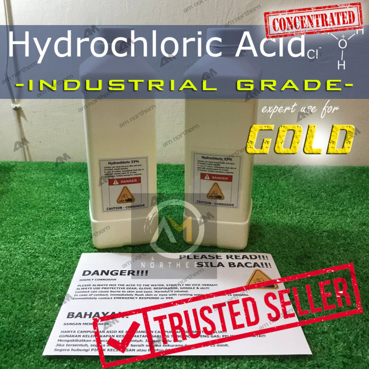 HYDROCHLORIC ACID (HCL) HIGH INDUSTRIAL GRADE | Lazada