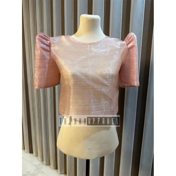 Blouse Modern Filipiniana Pinya | Lazada PH