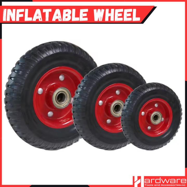 Heavy Duty Universal Wheels Rubber Wheel Tire Push Cart Wheels 5 inch 6 ...