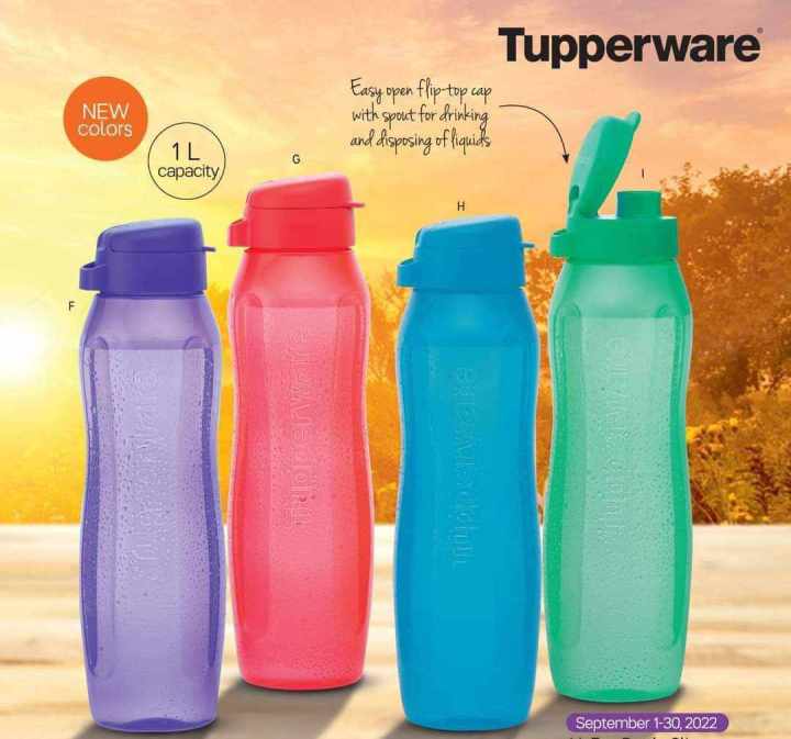 Tupperware 1L Eco Bottle Slim | Lazada PH