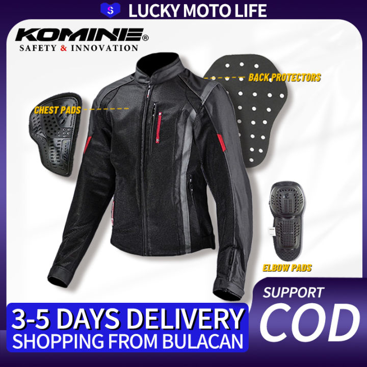 KOMINE Jacket KOMINE Riding Jacket KOMINE JK095 Breathable Motorcycle Jacket Men Ride High ...