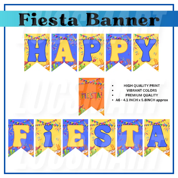 LUCSMART ONLINE SHOP - Happy Fiesta Banner | Lazada PH