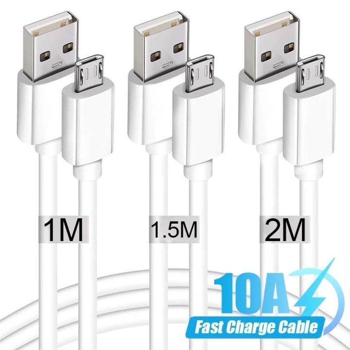 10A Fast Charger USB Data Cord For Android Samsung Xiaomi Huawei Phones ...