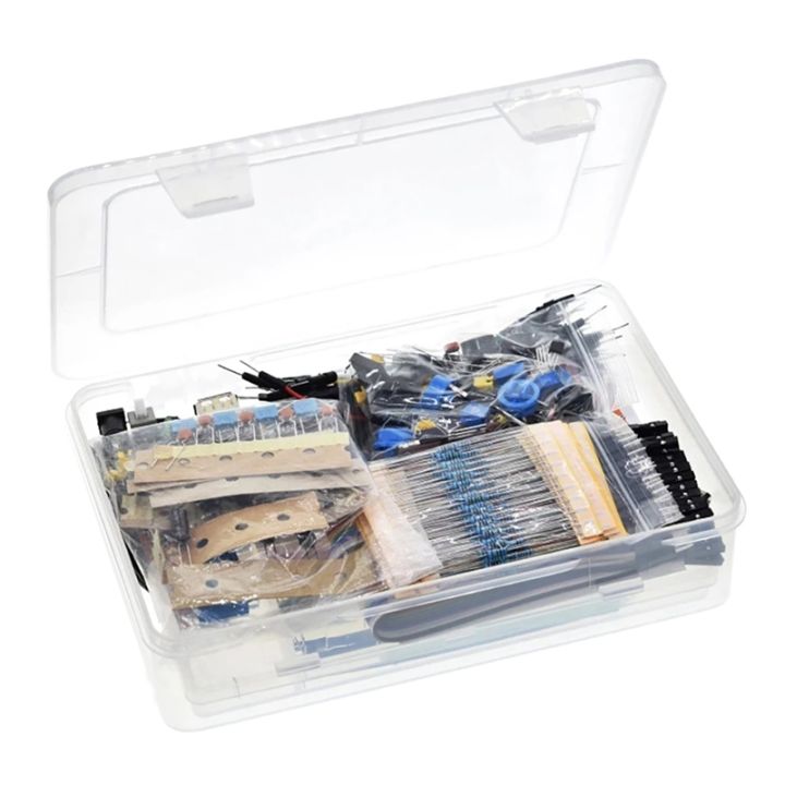 (BYZI) Electronics Basic Components Kit with 140 Bread Line Boxed ...
