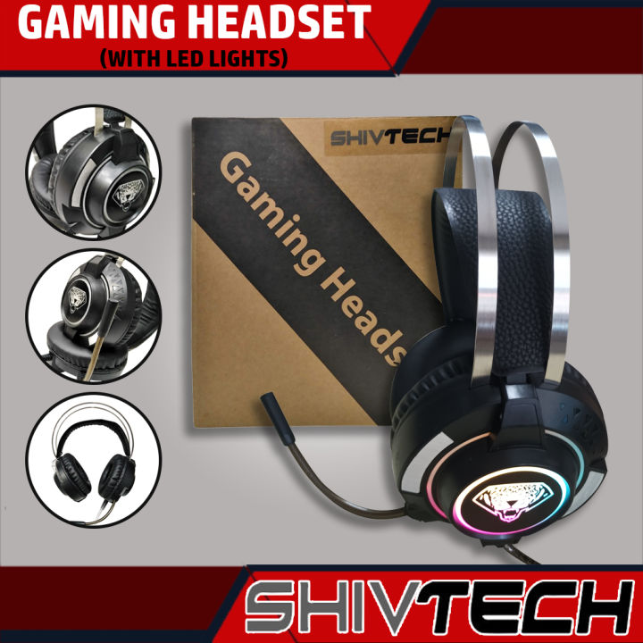 Shivtech Gaming Headset with LED Lights | Lazada PH