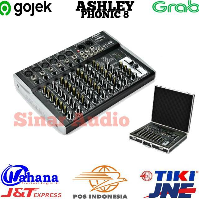 Mixer Ashley Phonic 8 Original 8 Channel Bluetooth | Lazada Indonesia