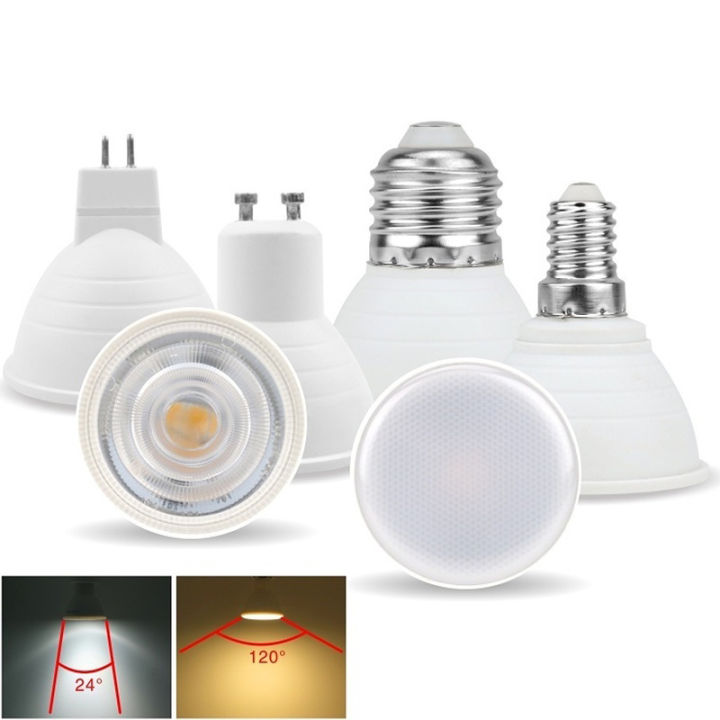 GU10/MR16/E14/E27 Đèn LED Nhôm Mờ Bằng Nhựa Đèn Tiết Kiệm Năng Lượng ...
