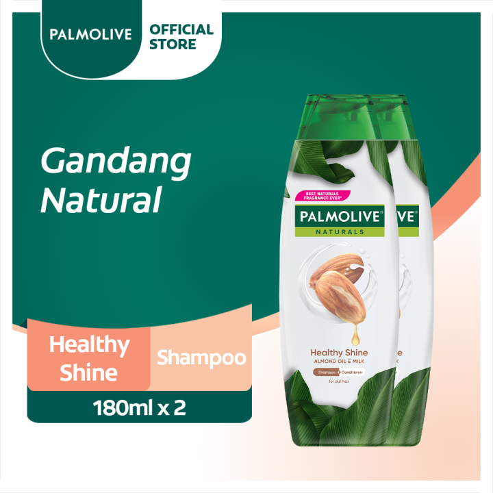 Palmolive Naturals Healthy Shine Shampoo - with Almond Oil & Milk, for ...