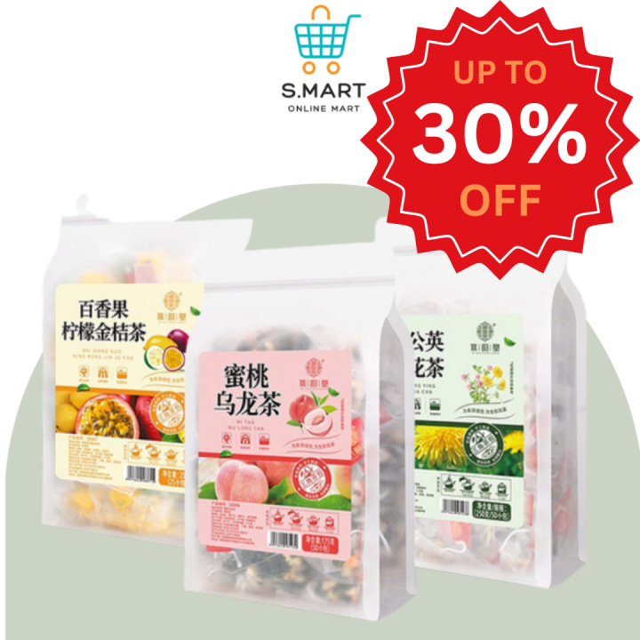 (SG Seller) Passion Fruit Lemon Kumquat Tea Flower Tea 百香果柠檬金桔茶 花茶 五红茶 ...