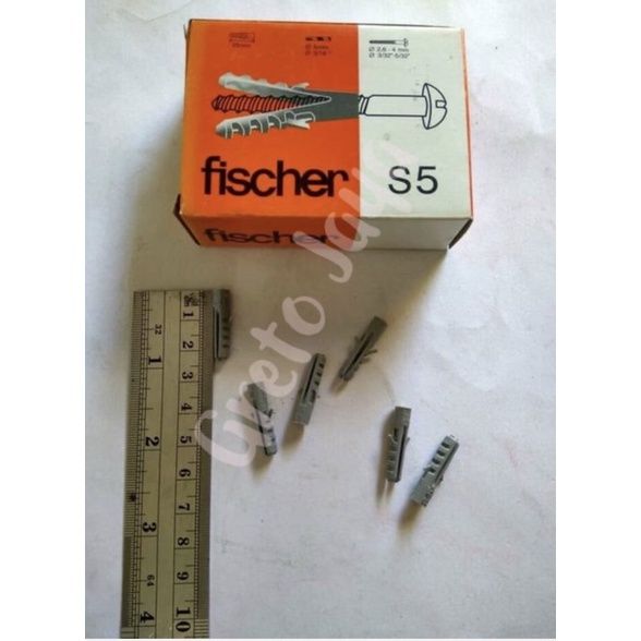 ( S5 ) Nylon S 5 Plastik Dinding Cor Sekrup Nilon Penguat Penahan Skrup ...