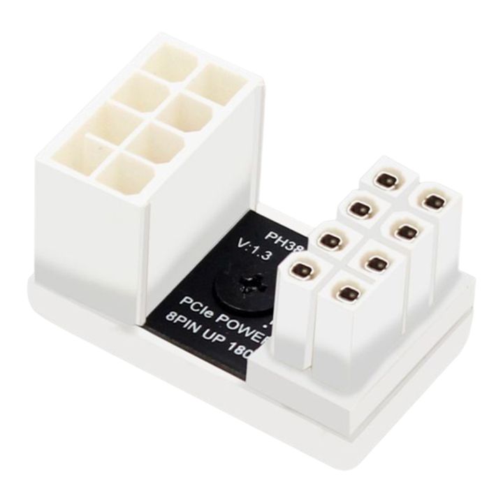ATX 8pin Male 180 Degree Angled to 8 Pin Female Power Adapter for ...