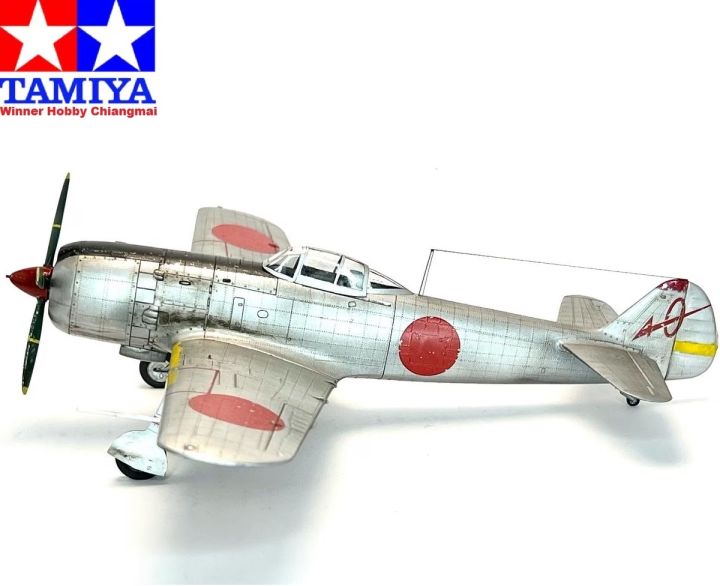 โมเดลเครื่องบิน Tamiya 61116 Nakajima Hayate (Frank) & Kurogane Scenery ...