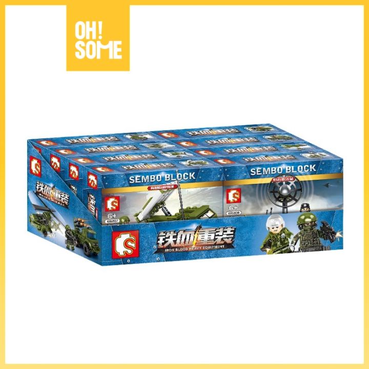 OHSOME - SEMBO Building Blocks Iron Blood-8 in 1 Air and Ground Combat ...
