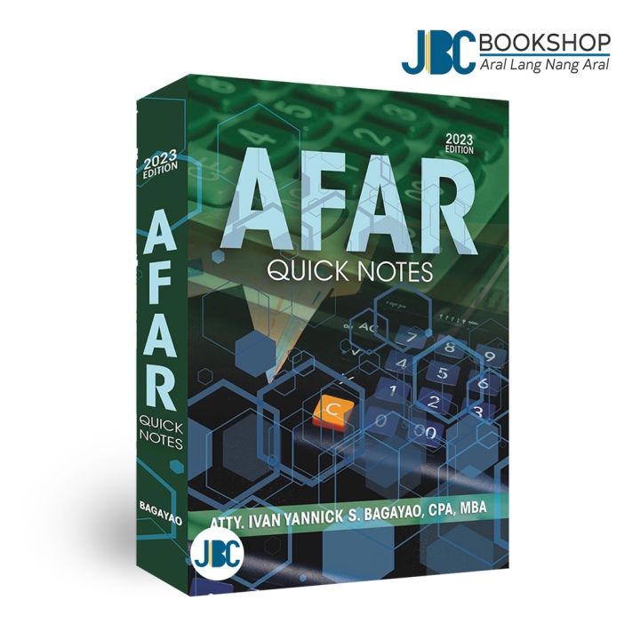 AFAR Quick Notes 2023 Edition by Atty. Ivan Yannick Bagayao CPA MBA ...