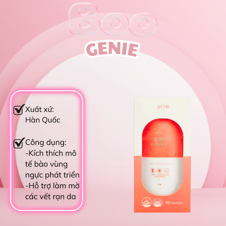 [T1/2026] Viên Uống Nở Ngực Genie Boom Fat Yline | Lazada.vn
