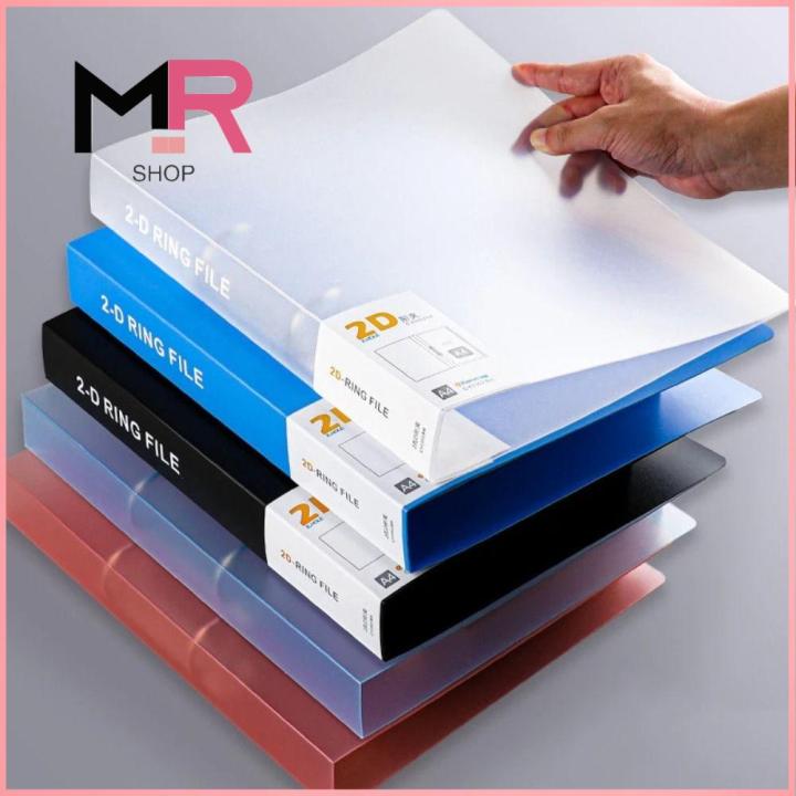 O—S STORE Office Document Binder File Folder 2 Holes Plastic ...