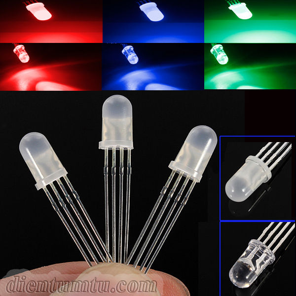 Led RGB 4 Chân Siêu Sáng Phi 5mm | Lazada.vn