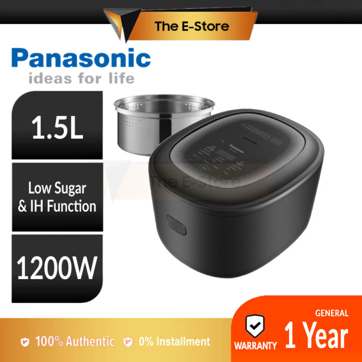 Panasonic SR-HL151 1.5L Low Sugar Induction Heater (IH) Smart Rice ...