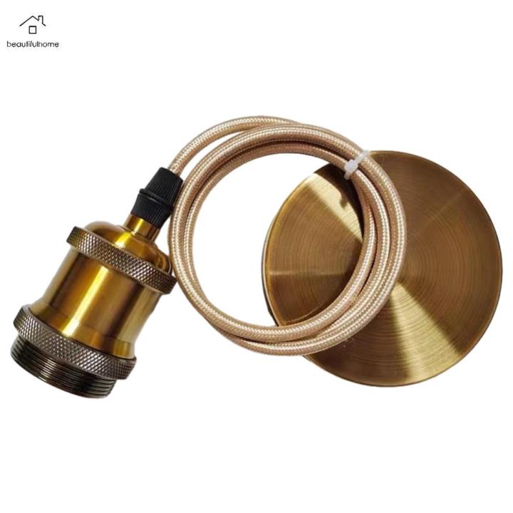 Ceiling Lamp Holder Socket AC110V-220V Pendant Light Base Socket E27 ...