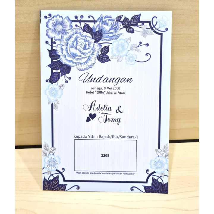 Undangan Blangko ERBA 2208 Isi 100 Lembar | Lazada Indonesia