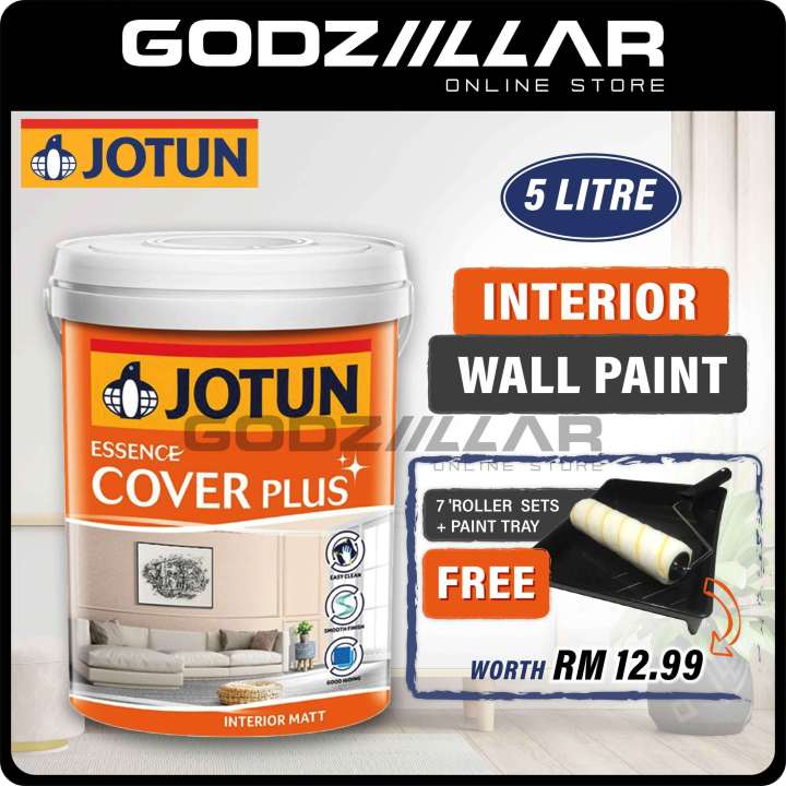 5L Jotun Essence Cover Plus (Matt) | Interior Wall Paint | Cat Dalam ... 5L Jotun Essence Cover Plus (Matt) | Interior Wall Paint | Cat Dalam ...