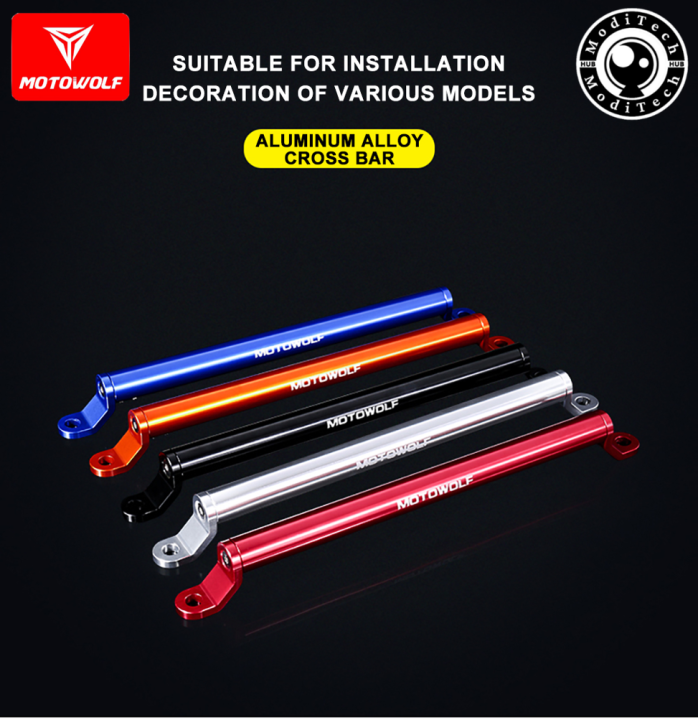 MOTOWOLF CROSSBAR BRACKET CNC ALLOY UNIVERSAL ORIGINAL-MOFITECH | Lazada PH