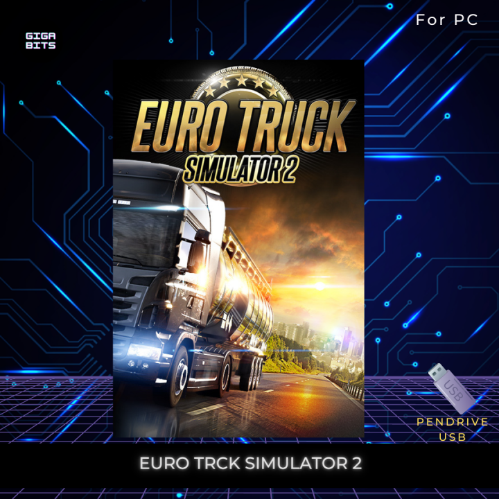 Euro Truck Simulator 2 PC game Pendrive USB PC GAME | Lazada