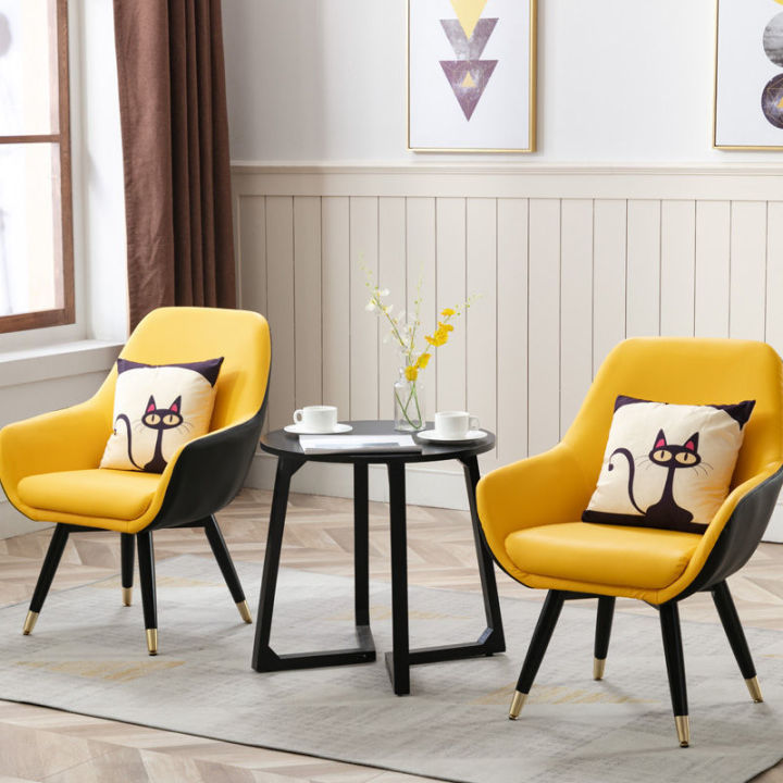 Nordic Style Casual Backrest Lazy Single Minimalist Small Apartment ...