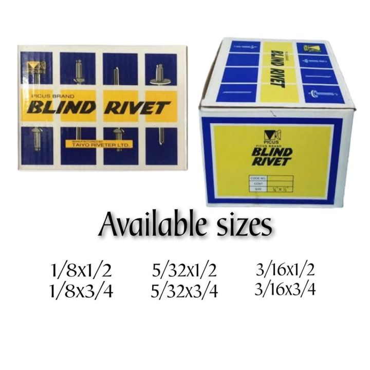 Preferred Blind Rivet SILVER | Lazada PH