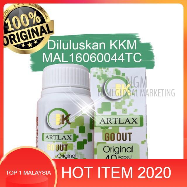 1 BOTTLE ARTLAX GO OUT PENAWAR GOUT ERAT KASIH (ORIGINAL & Lulus KKM ...
