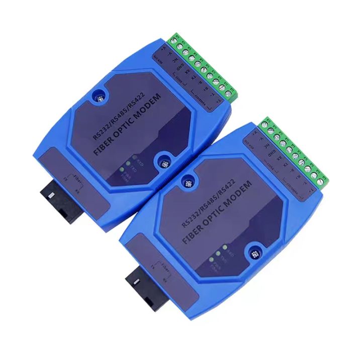 Fiber Optic RS485 to SC Transceiver Module Converter Serial Port ...
