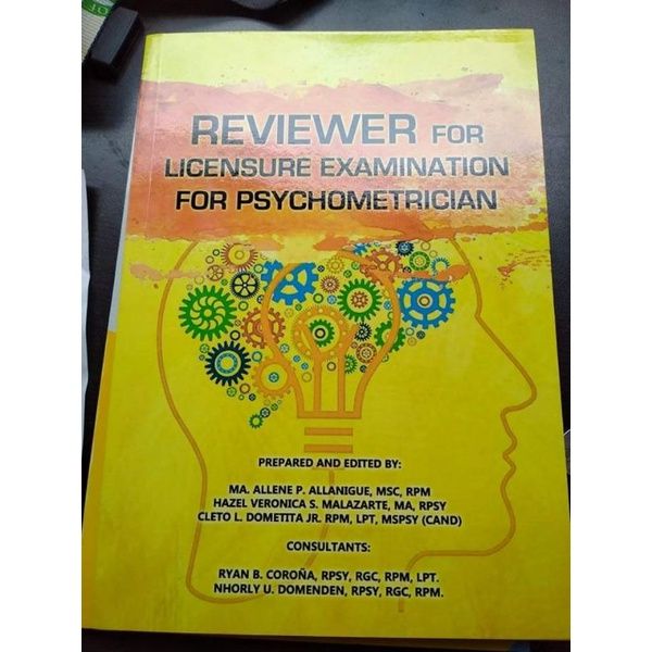 2024 Reviewer for Licensure Examination for Psychometrician | Lazada PH