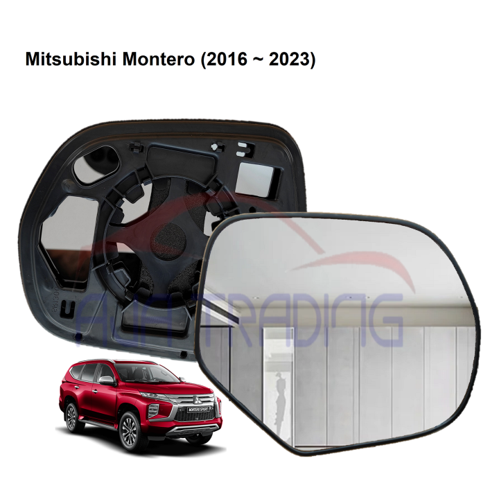 Side Mirror Lens for Mitsubishi Montero (2016 - 2023) - CIRCULAR MOUNT ...