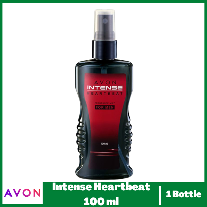 AVON Intense Heartbeat Fragrance Mist for men 100 ml ( 1 BOTTLE ...