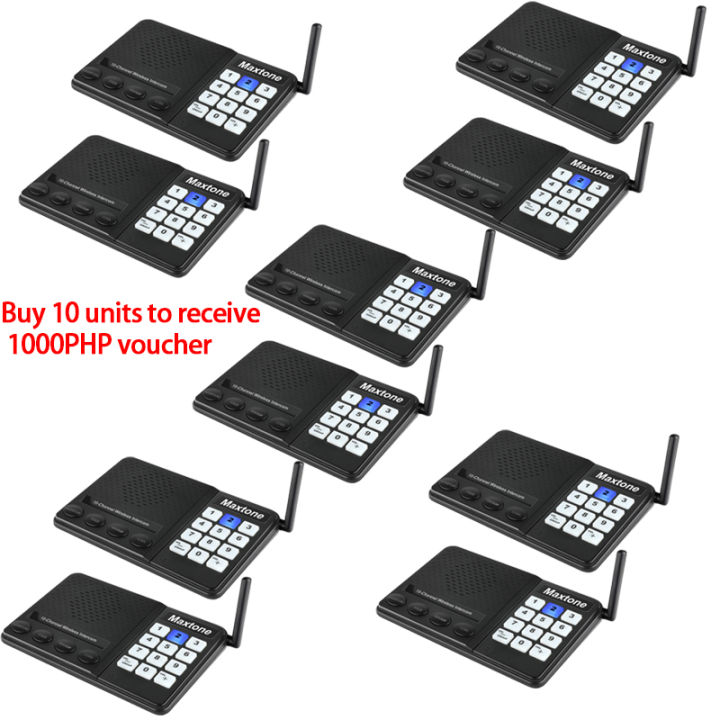 Ready stock,Multi Channel Wireless intercom 1000KM Long Range distance ...