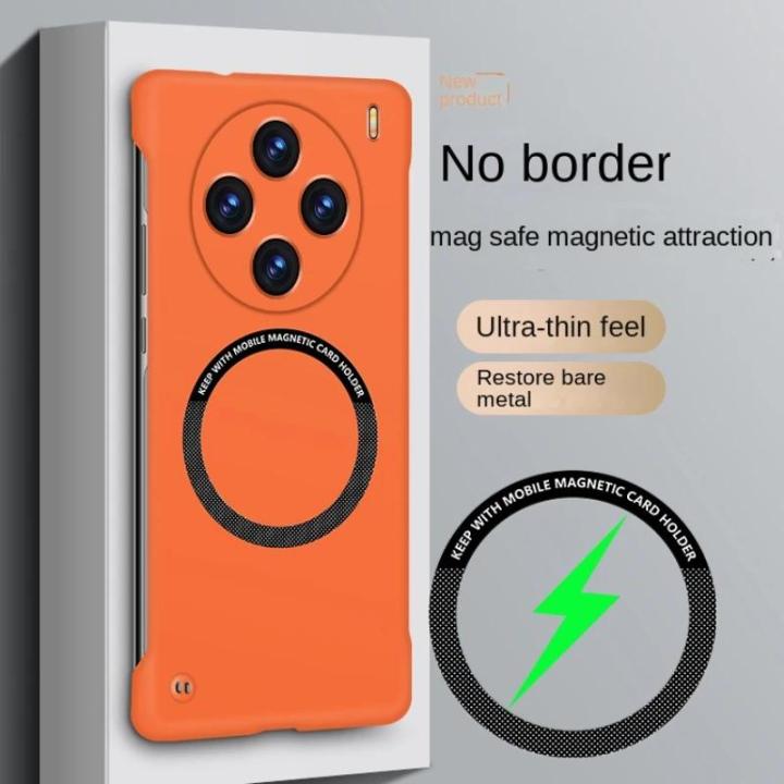 Magnetic for Magsafe Frameless Hard PC Back Case for VIVO X200 Pro Mini ...
