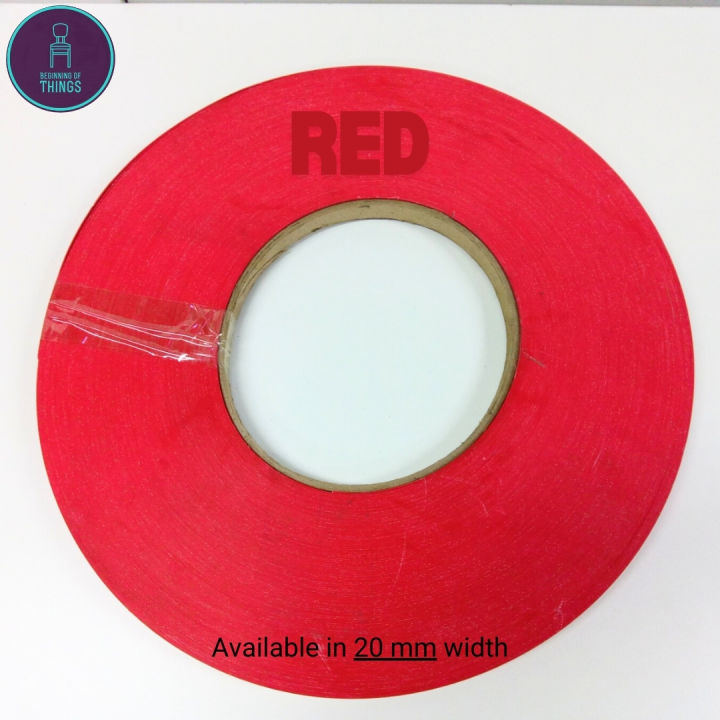 PVC Edgeband 100 meters x 1mm x 20mm Red Color | Lazada PH