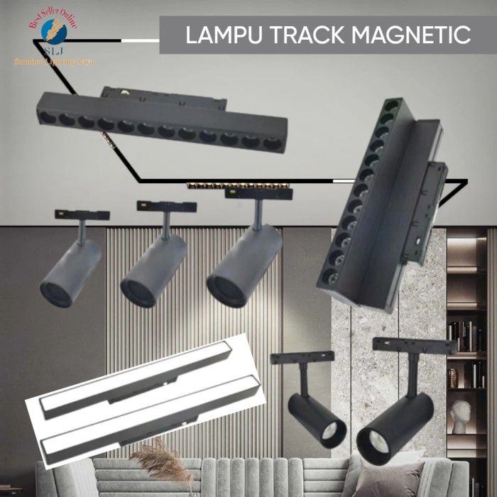 LAMPU LED TRACK MAGNETIC / MAGNETIC TRACK LAMP / LAMPU TRACK | Lazada ...