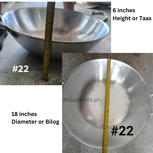 Aluminum WOK KAWA Pinukpok ng Pampanga Sold per pc aluminum wok pot ...