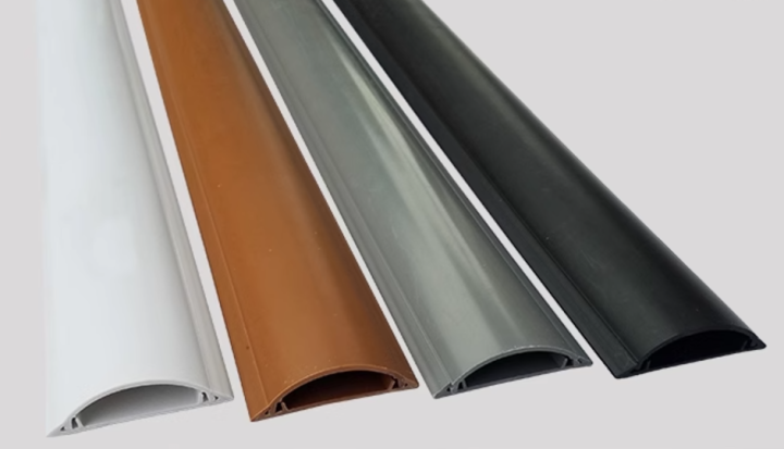 PVC Cable Management trunking Raceway Cord Cover Semicircle size 70 ...