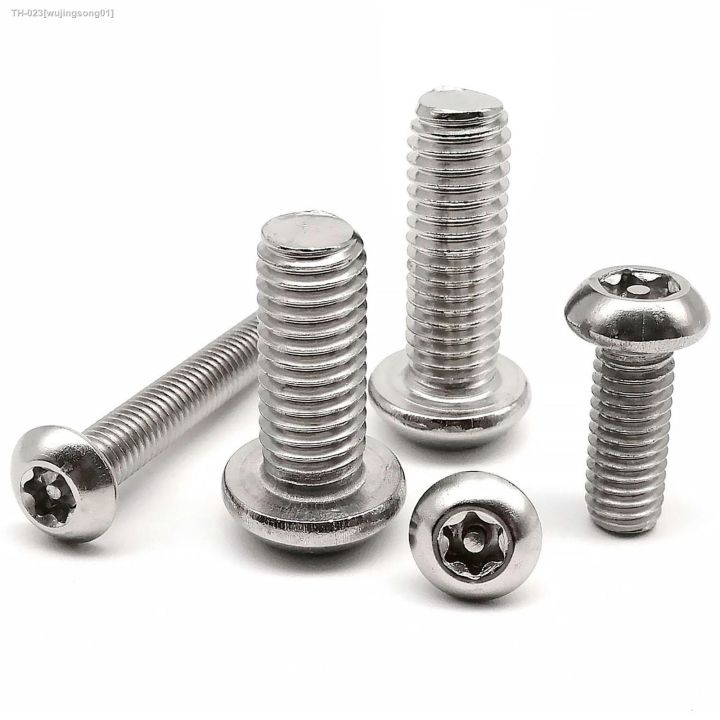 M2 M2.5 M3 M4 M5 M6 M8 M10 M12 304 Stainless Steel Six Lobe Torx Button Pan Round Head With Pin ...