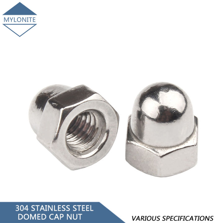 304 Stainless Steel Hexagon Domed Cap Acorn Nuts M3 M4 M5 M6 M8 M10 M12 ...