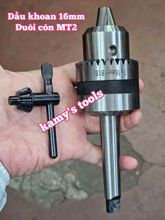 Combo Đầu kẹp mũi khoan sắt 1-16mm và chuôi côn MT2 Wetools WT-DC16MT2 ...
