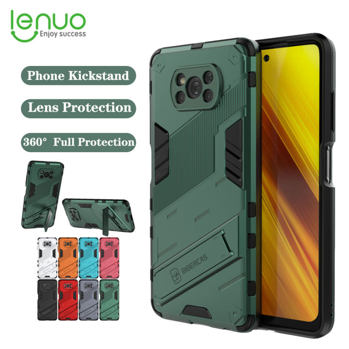 Lenuo Punk-Casing For Xiaomi Poco F5 X5 X4 X3 Pro M3 M4 Pro Poco F5 F3 X3 GT NFC Back Cover ...