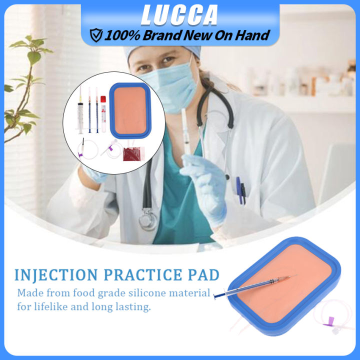 8Pcs/box Venipuncture IV Injection Practice Pad Silicone Model Set for ...