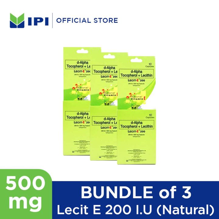 Lecit E 200 I.U (Natural) 10s [Bundle of 3] | Lazada PH