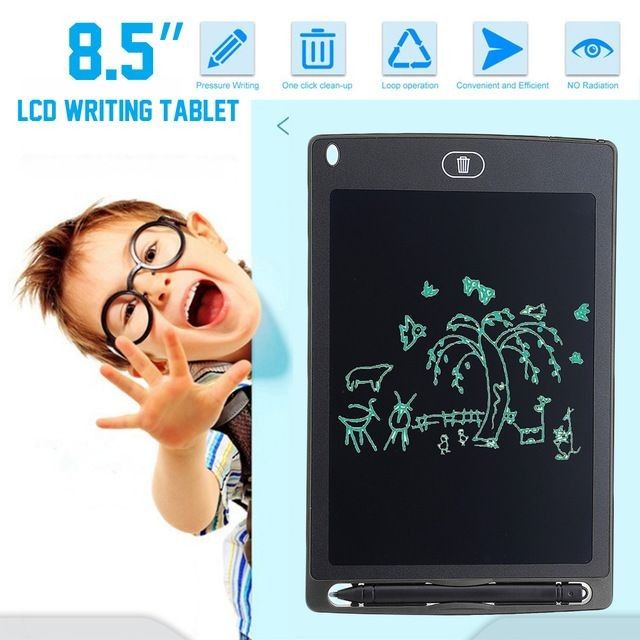 LCD Drawing Board Writing Tablet Drawing Pad Papan Tulis LCD 8.5 inch ...