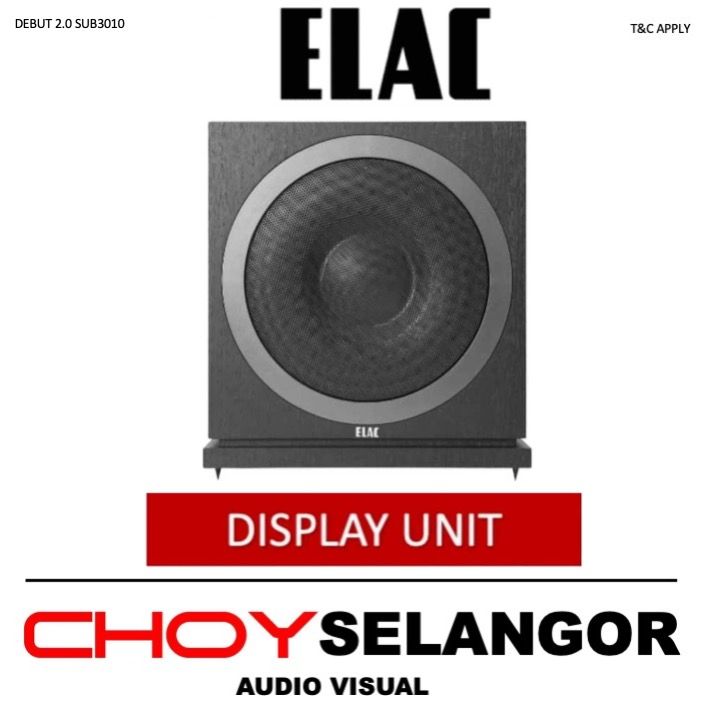 ELAC Debut 2.0 SUB3010 10″ Powered Subwoofer Display Unit | Lazada
