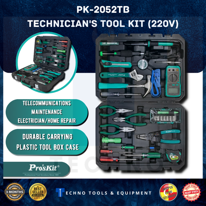 PRO'SKIT PK-2052TB 220V Technician's Tool Kit | Lazada