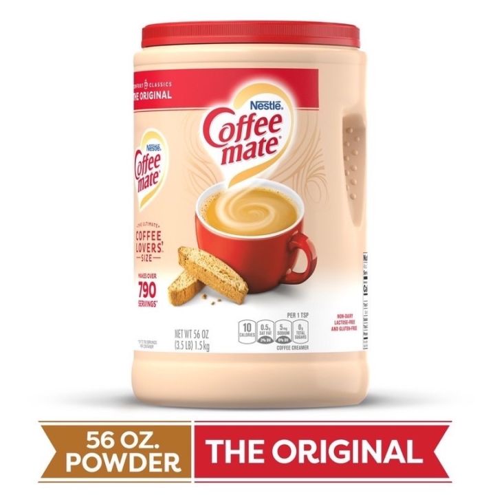 Nestle Coffee Mate Original Creamer Gluten Free 56oZ / 1.5kg 1kg ...